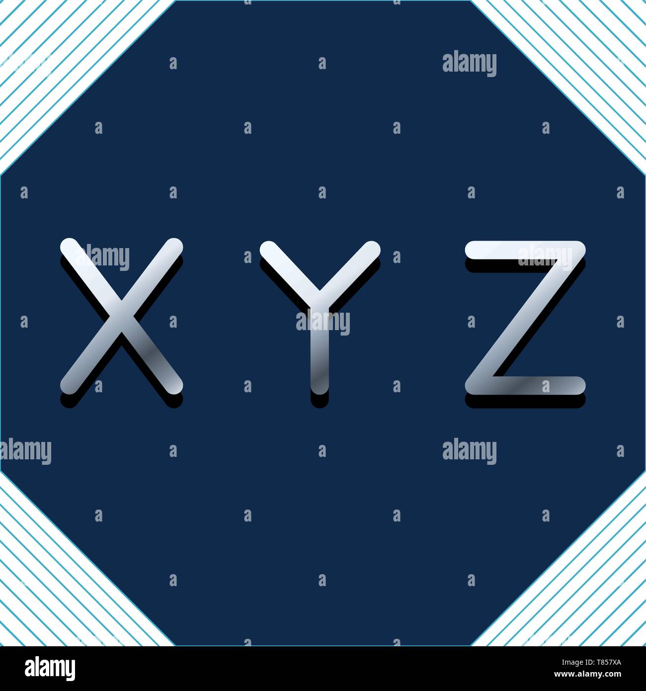 Xyz font hi-res stock photography and images - Alamy