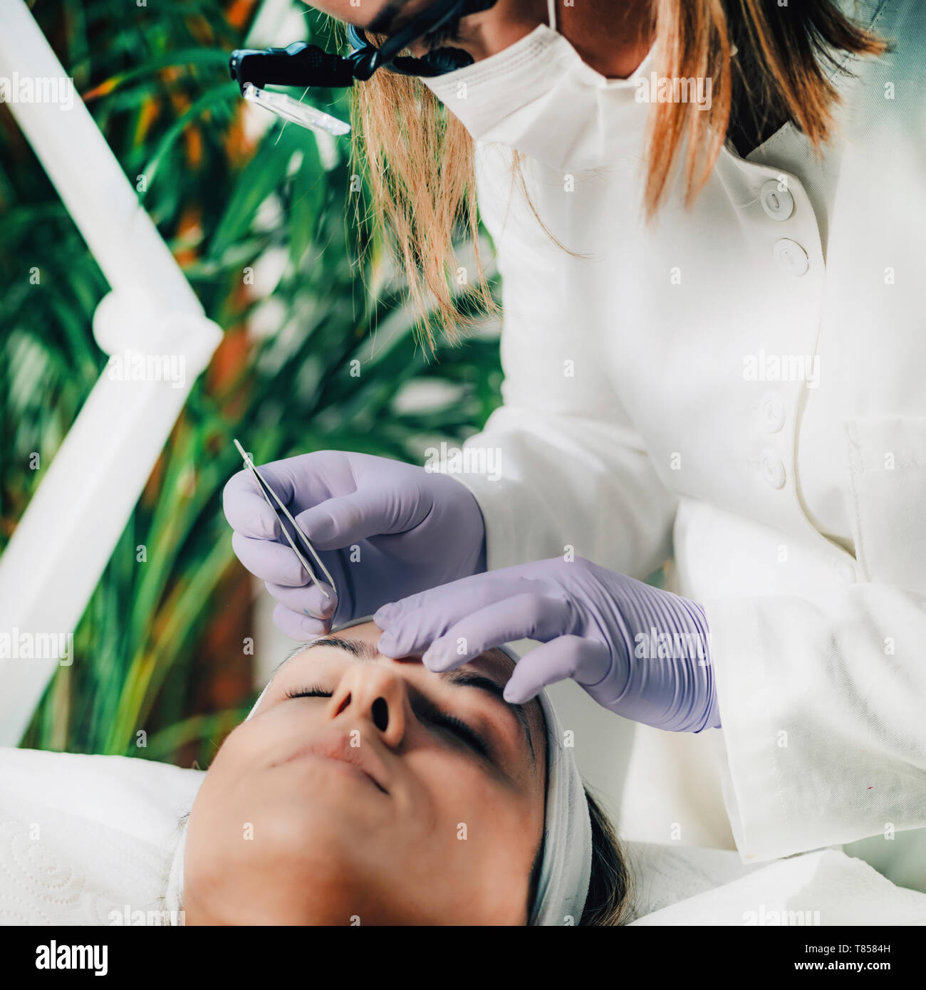 Professional woman face detail hi-res stock photography and images - Alamy