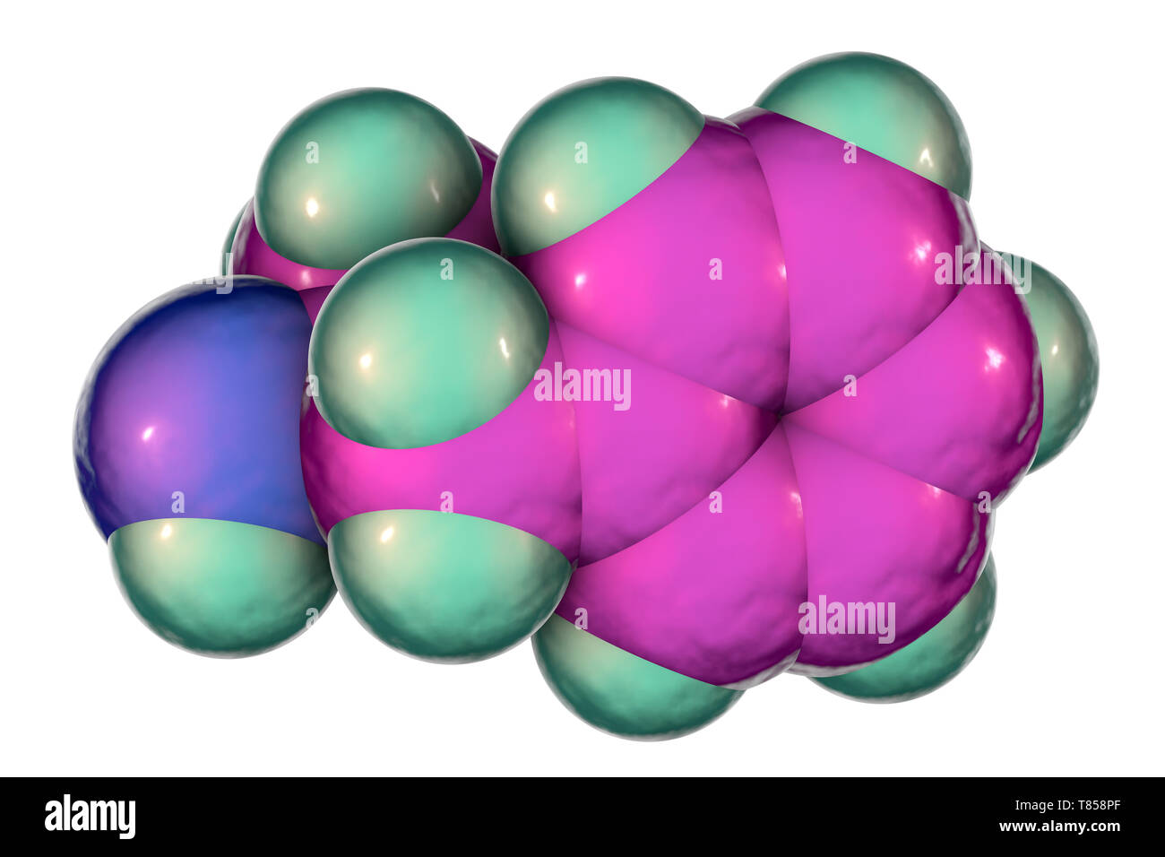Amphetamine drug, molecular model Stock Photo - Alamy