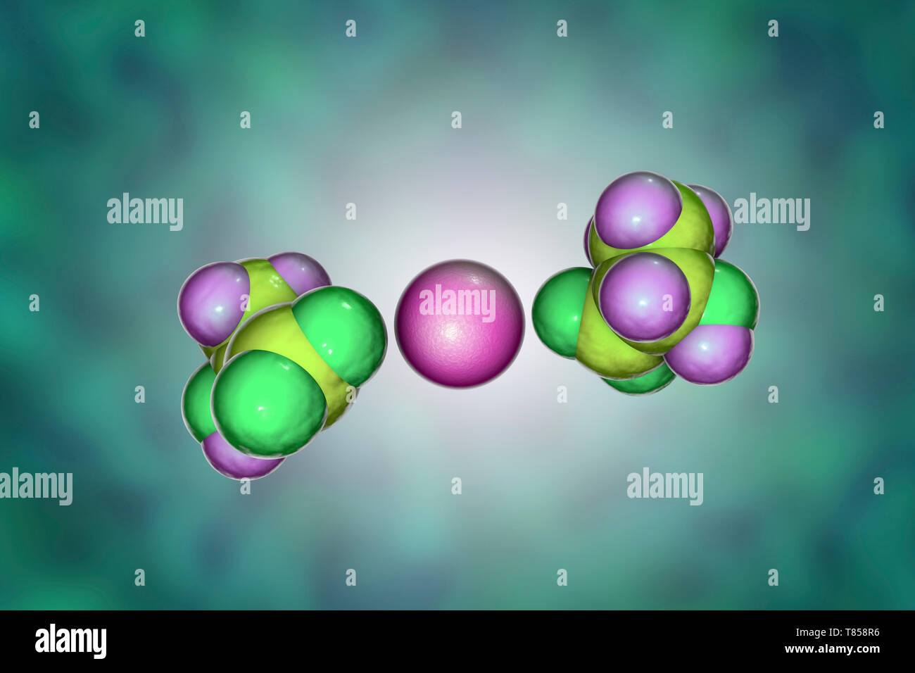 Calcium atom hi-res stock photography and images - Alamy
