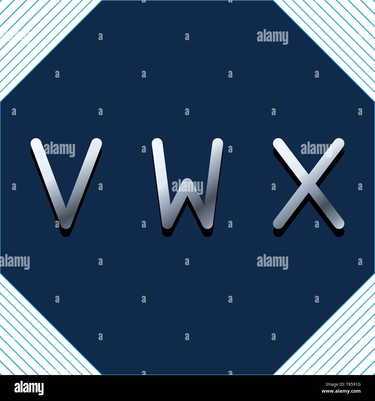 Vwx font hi-res stock photography and images - Alamy
