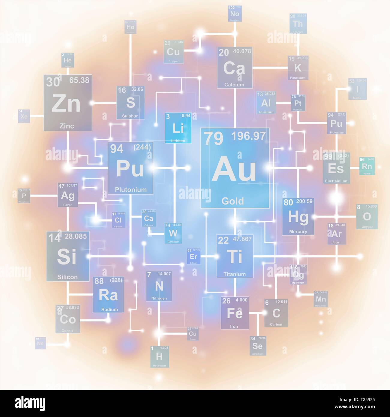 Periodic table background hi-res stock photography and images - Alamy