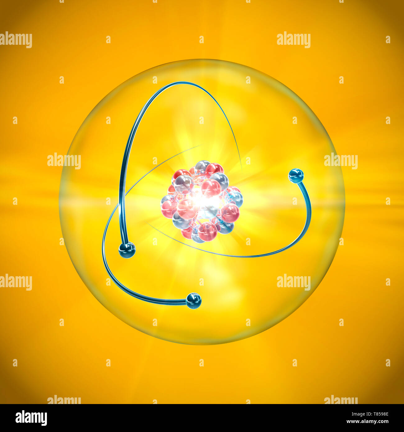 Model of the atom hi-res stock photography and images - Alamy