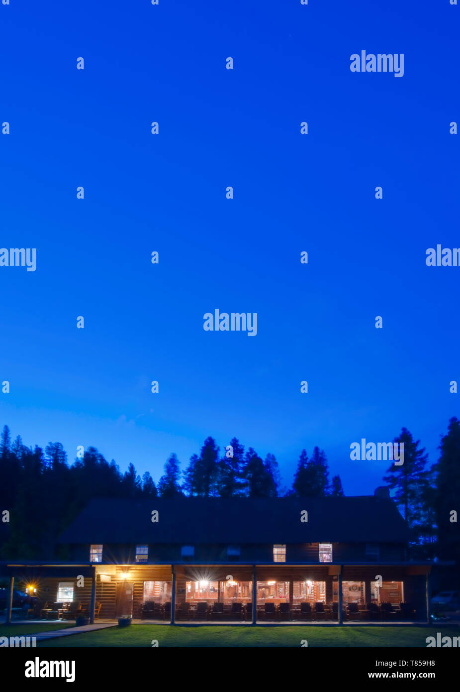 Redfish Lake Lodge Stock Photo - Alamy