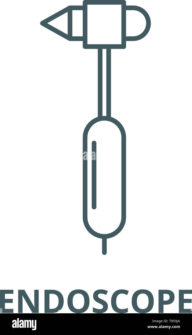Endoscope vector line icon, linear concept, outline sign, symbol Stock ...