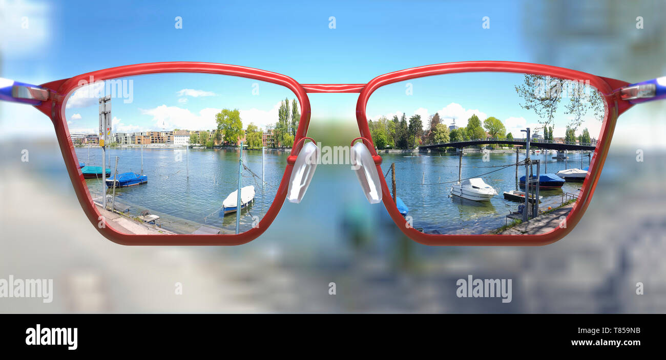 Corrective glasses hi-res stock photography and images - Alamy