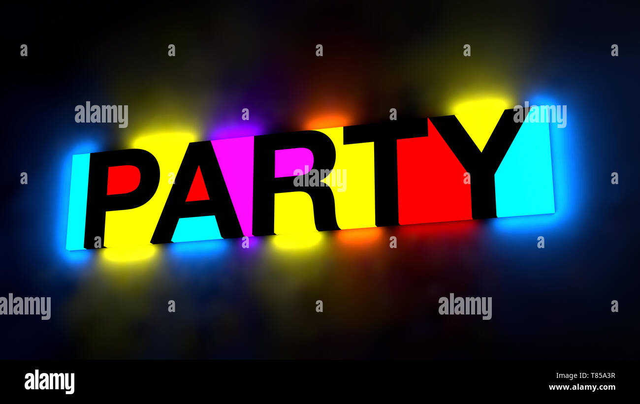 Party, conceptual illustration Stock Photo - Alamy
