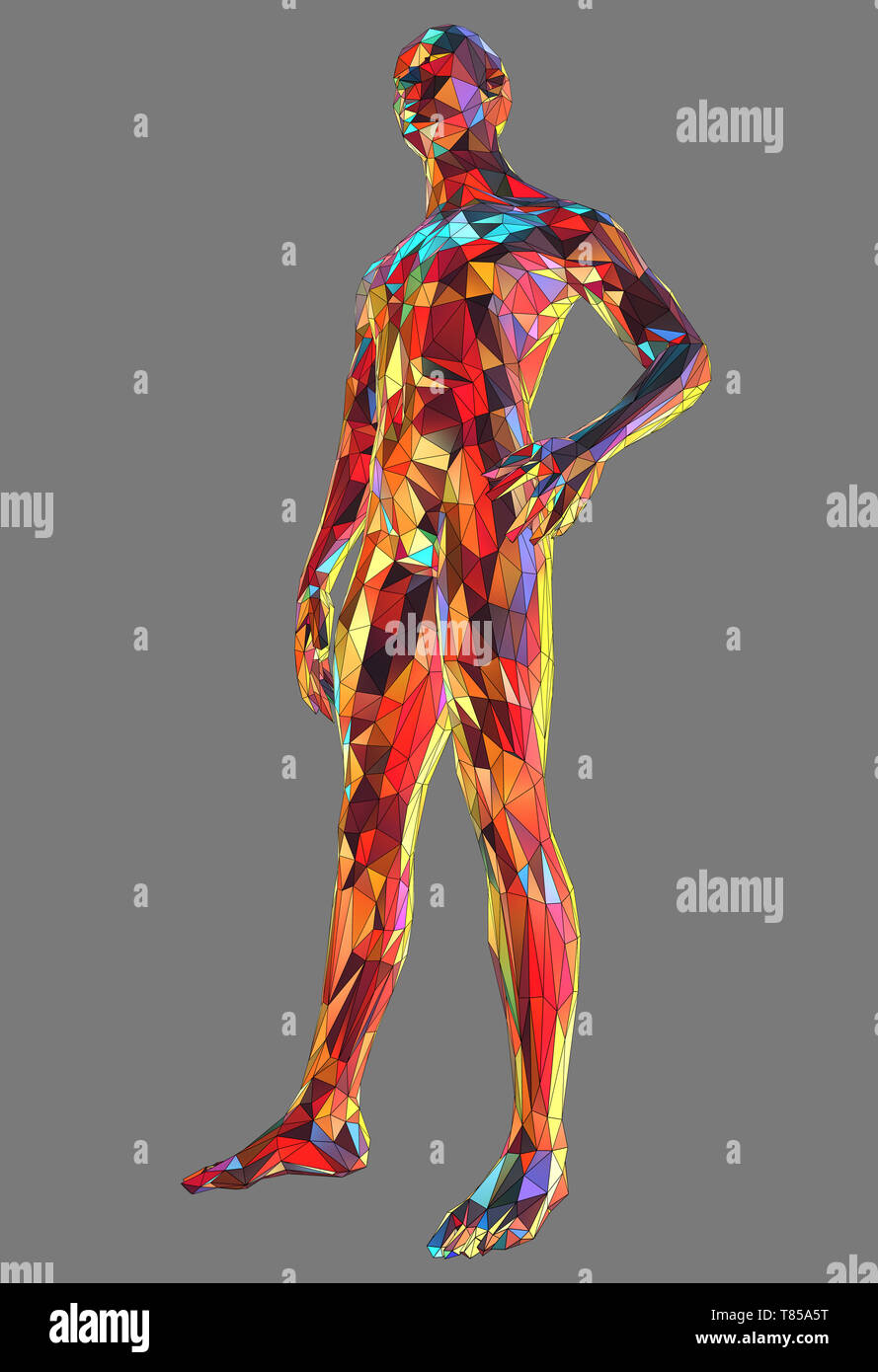 Wireframe man hi-res stock photography and images - Alamy