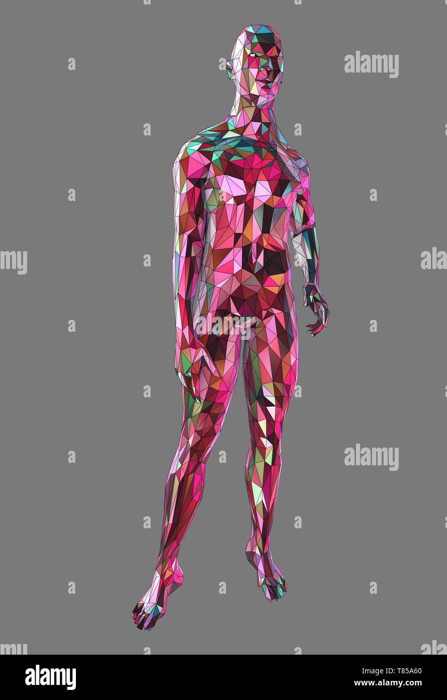 Wireframe man hi-res stock photography and images - Alamy