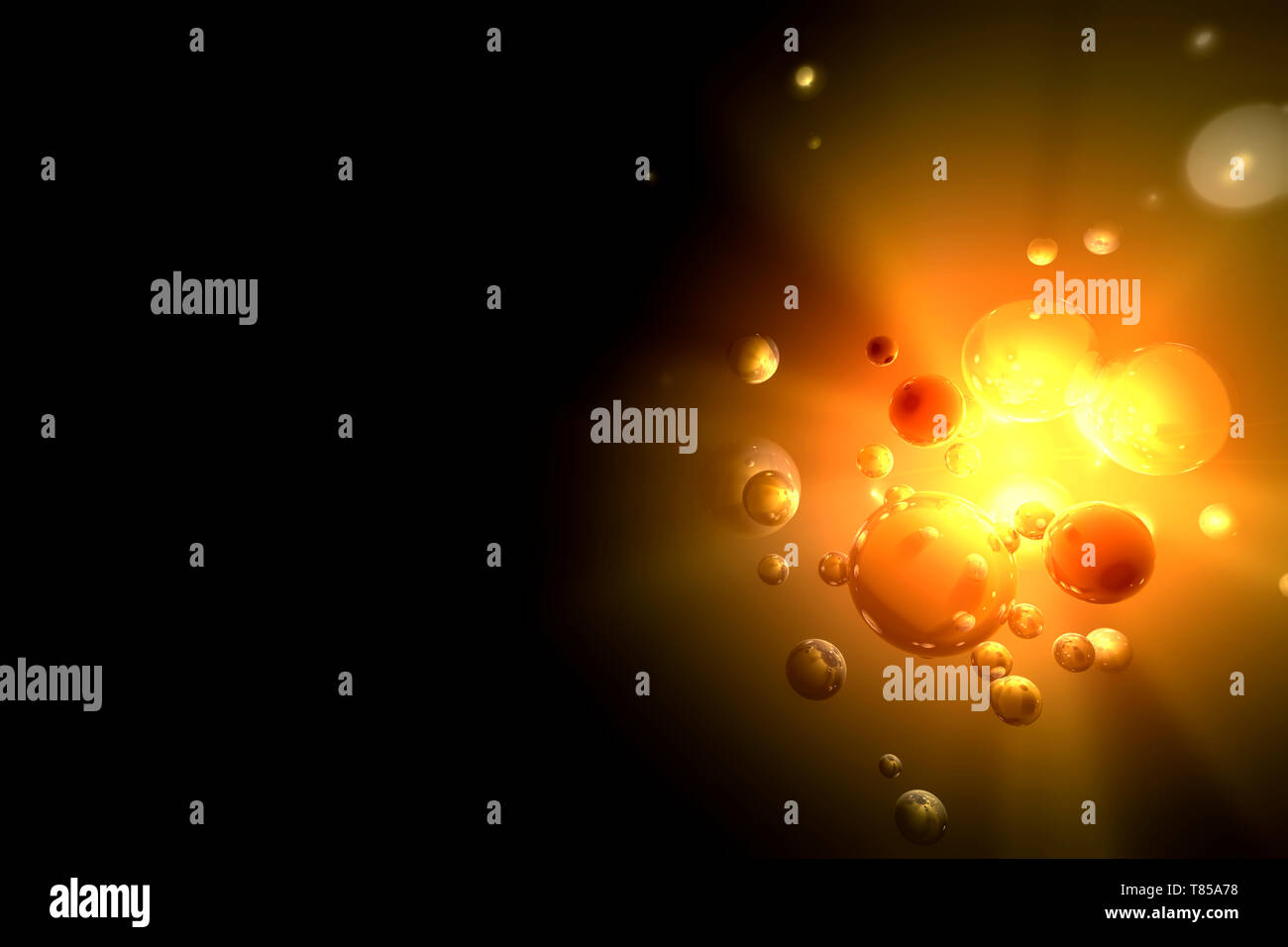 Floating ball, illustration Stock Photo - Alamy