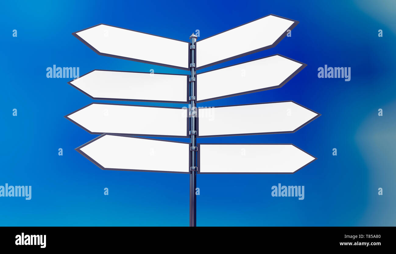 Signpost, illustration Stock Photo - Alamy Signpost, illustration Stock Photo - Alamy