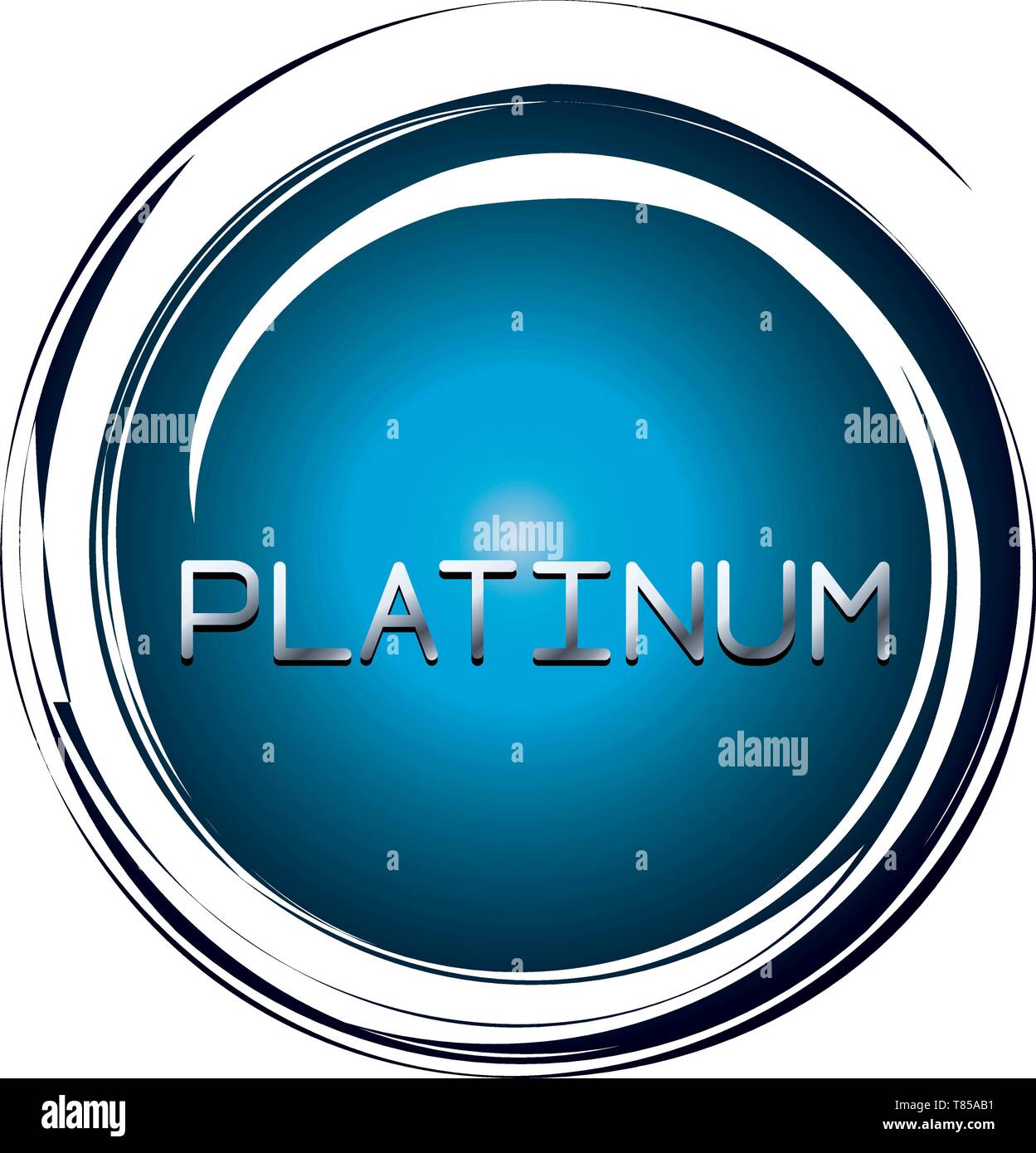 platinum word on blue button Stock Vector Image & Art - Alamy