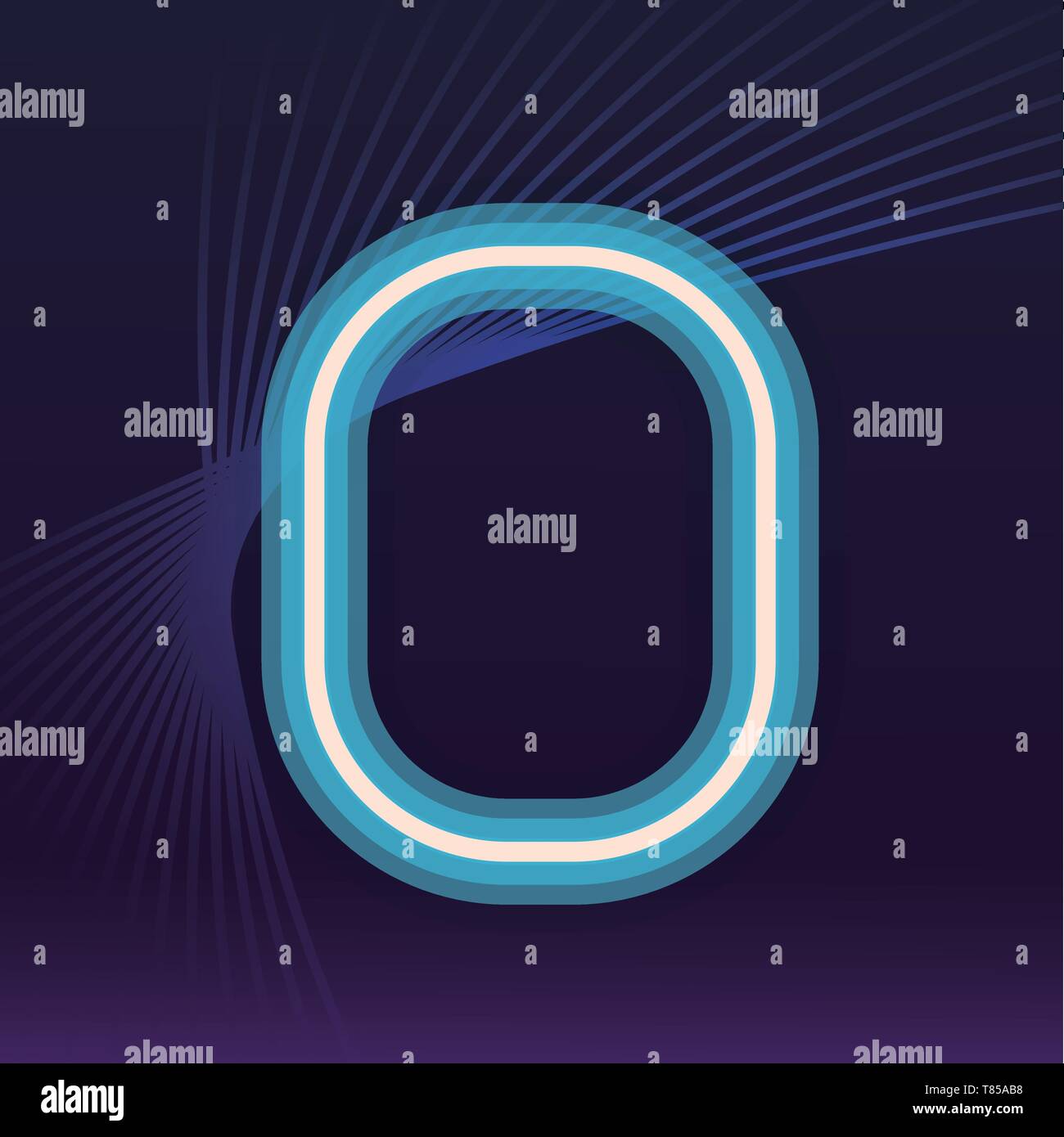 Zero font number Stock Vector Image & Art - Alamy