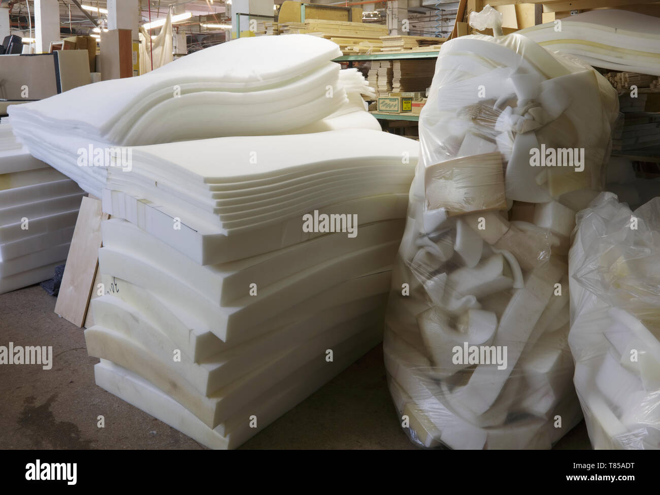 Foam Rubber in a Factory Stock Photo - Alamy