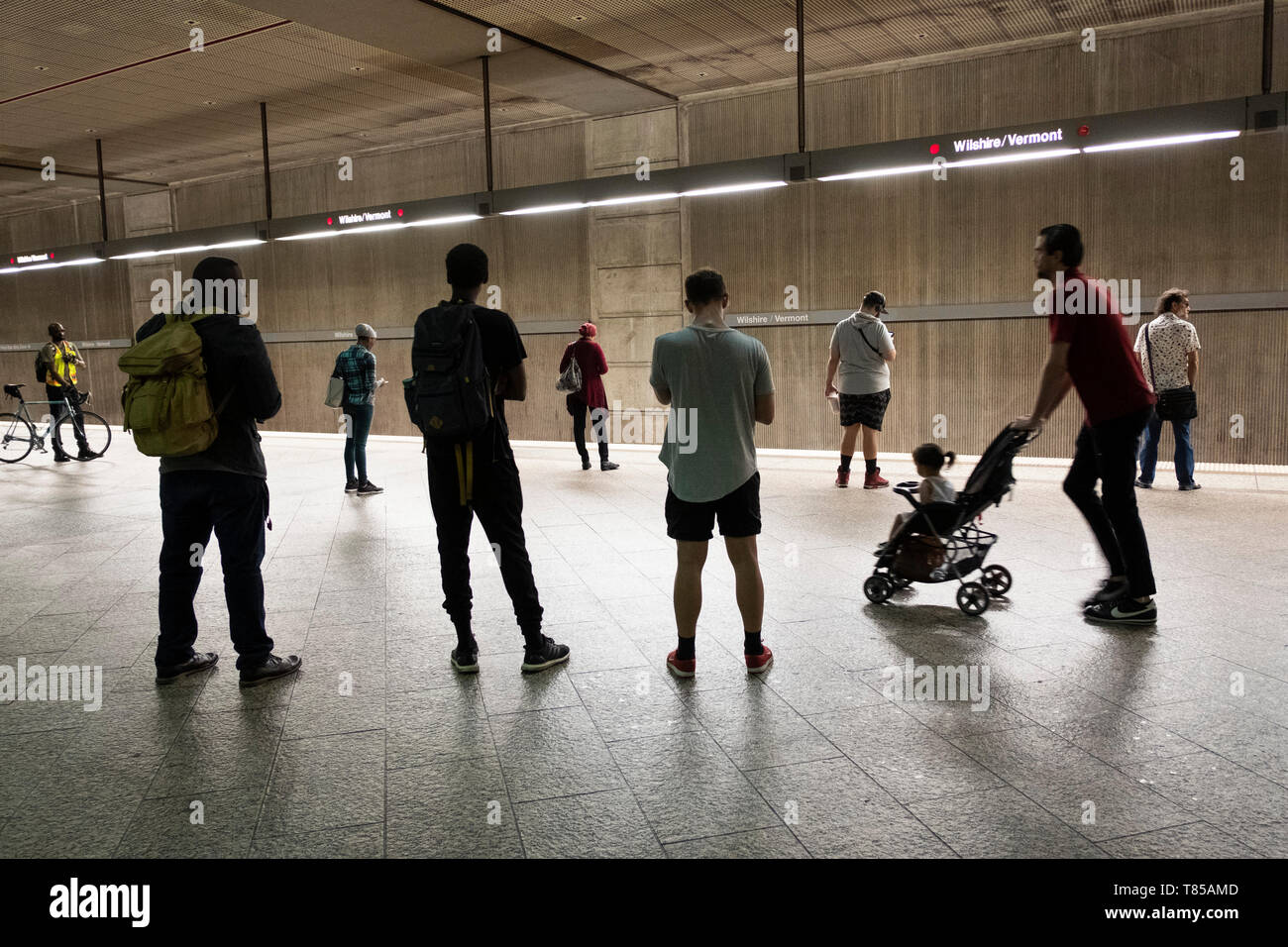 Wilshire / Vermont station. Los Angeles Metro Station. Downtown Los ...