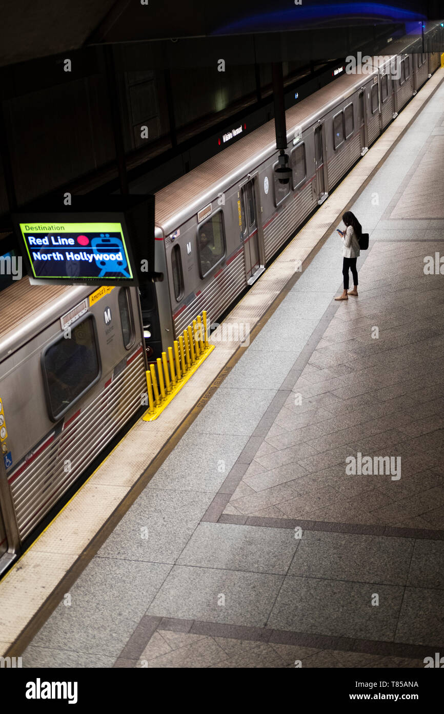 Wilshire / Vermont station. Los Angeles Metro Station. Downtown Los ...