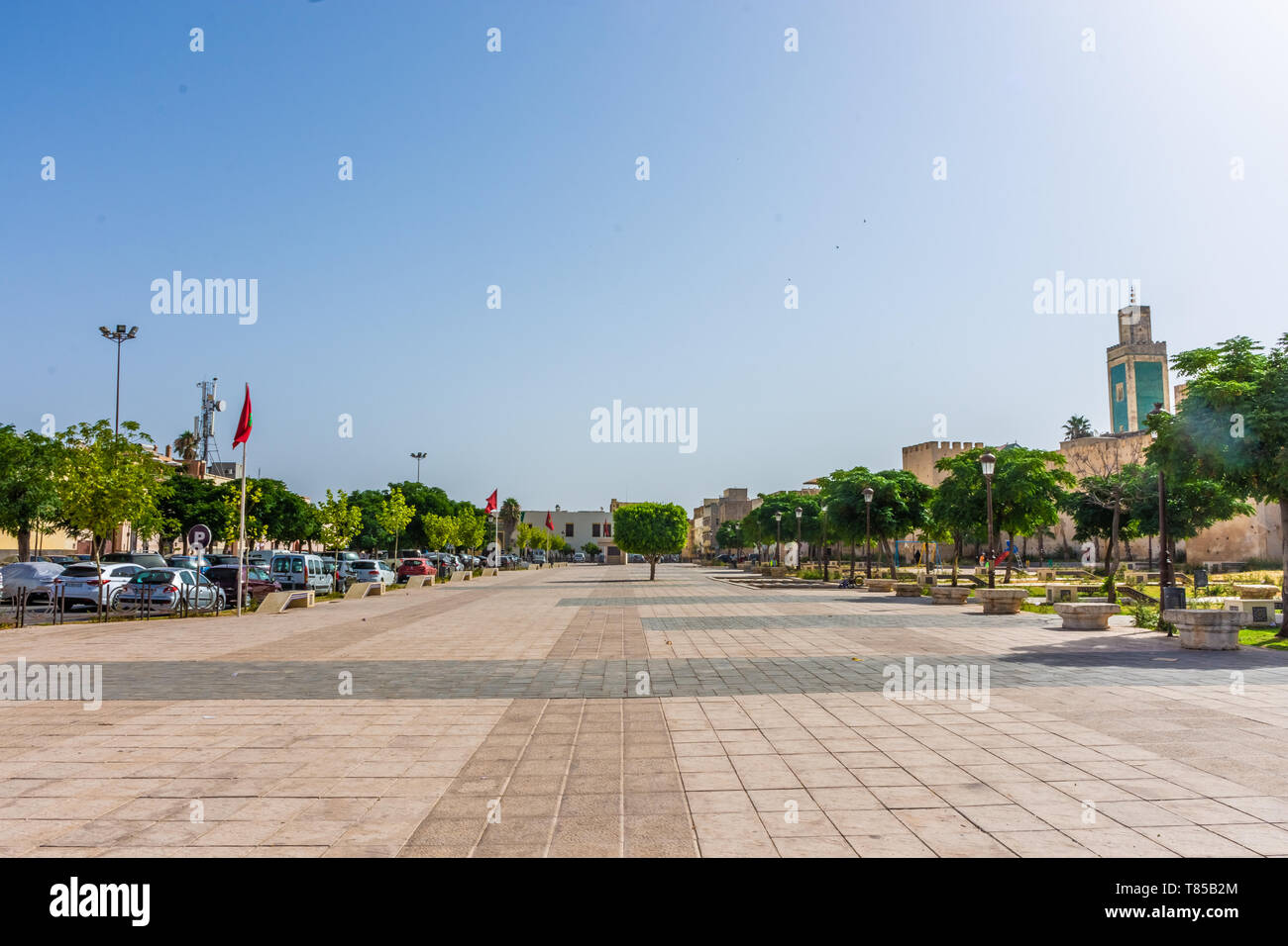 Square of Meknes, Morocco Stock Photo - Alamy