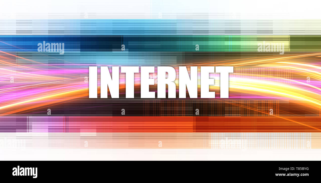 Internet Corporate Concept Exciting Presentation Slide Art Stock Photo ...