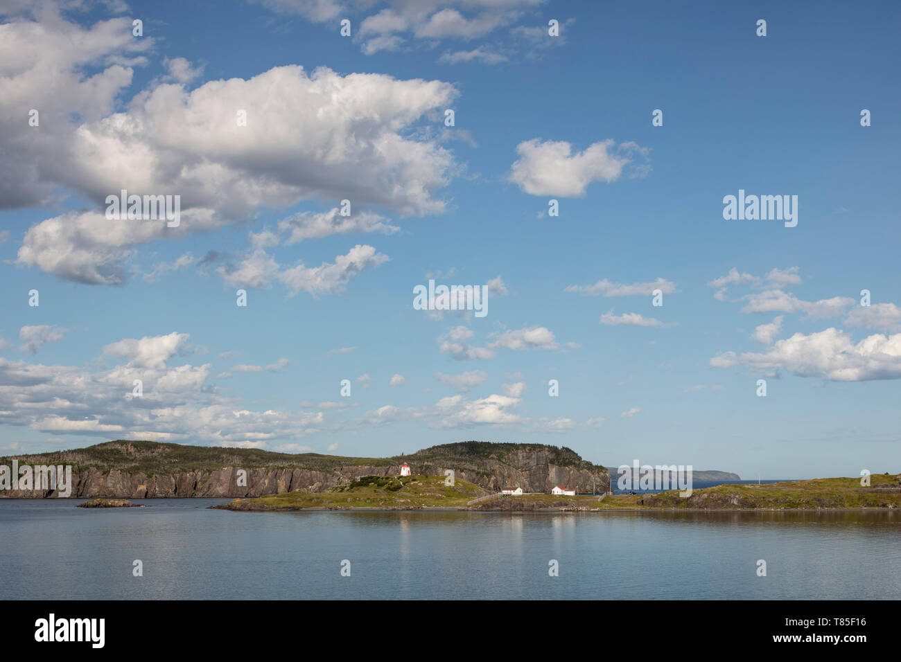 TRINITY, NEWFOUNDLAND, CANADA - August 12, 2018: The Fort Point ...