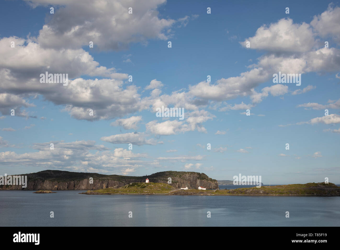 TRINITY, NEWFOUNDLAND, CANADA - August 12, 2018: The Fort Point ...