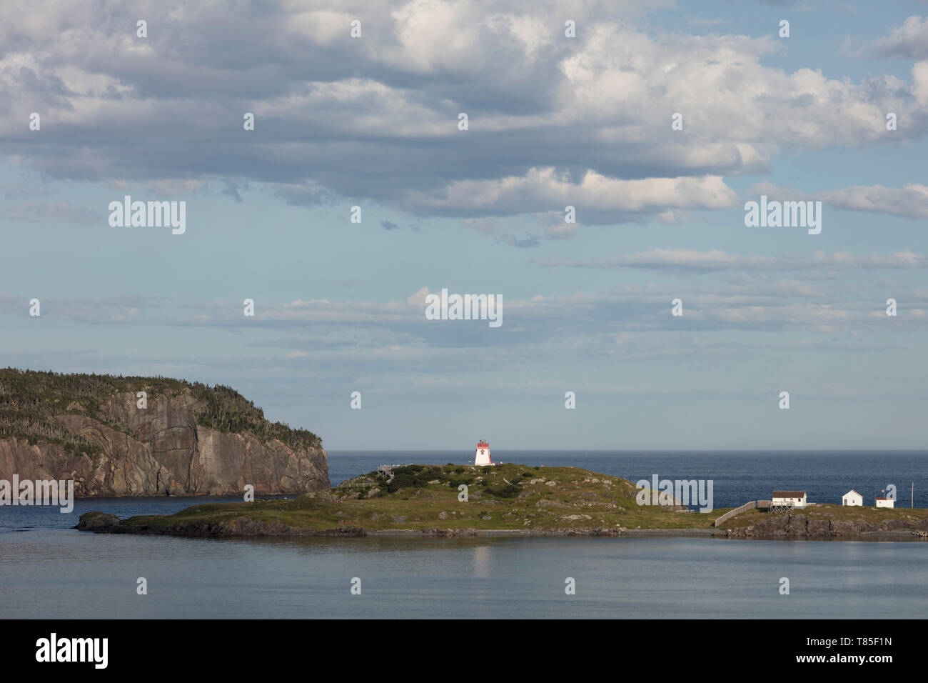 TRINITY, NEWFOUNDLAND, CANADA - August 12, 2018: The Fort Point ...