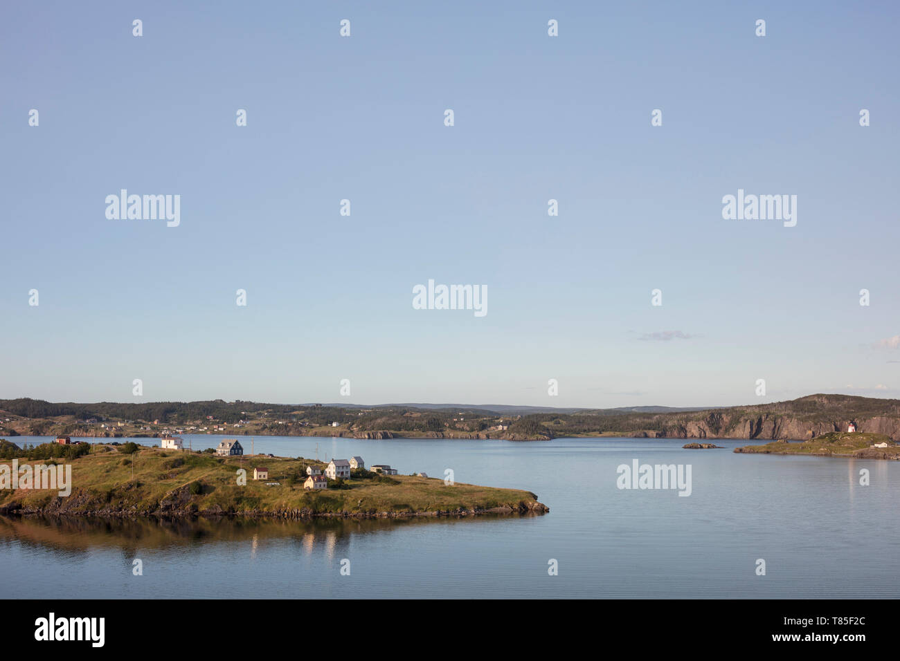 TRINITY, NEWFOUNDLAND, CANADA - August 12, 2018: The town of Trinity ...