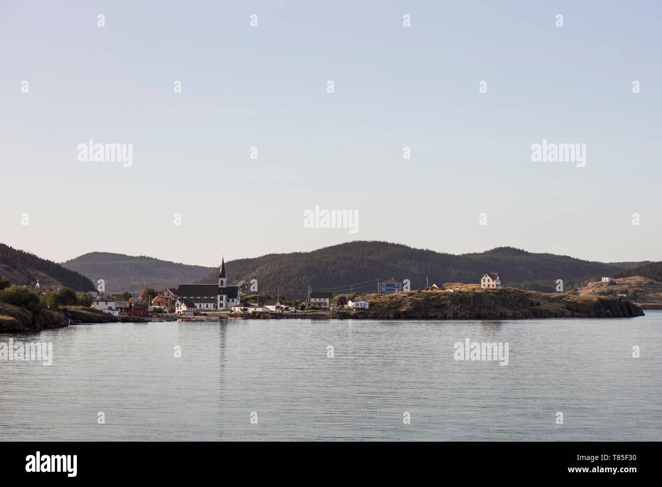TRINITY, NEWFOUNDLAND, CANADA - August 12, 2018: The town of Trinity ...