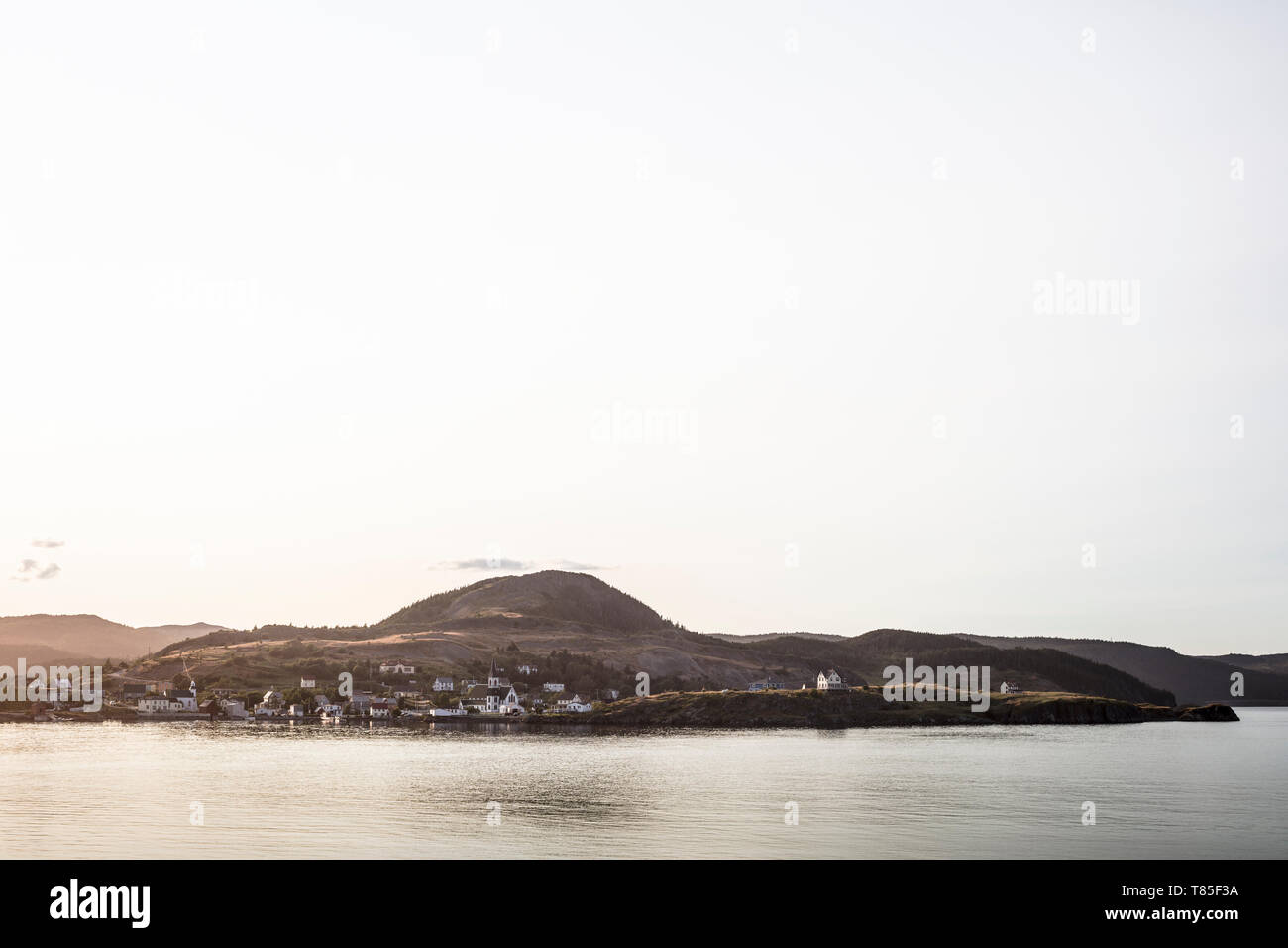 TRINITY, NEWFOUNDLAND, CANADA - August 12, 2018: The town of Trinity ...