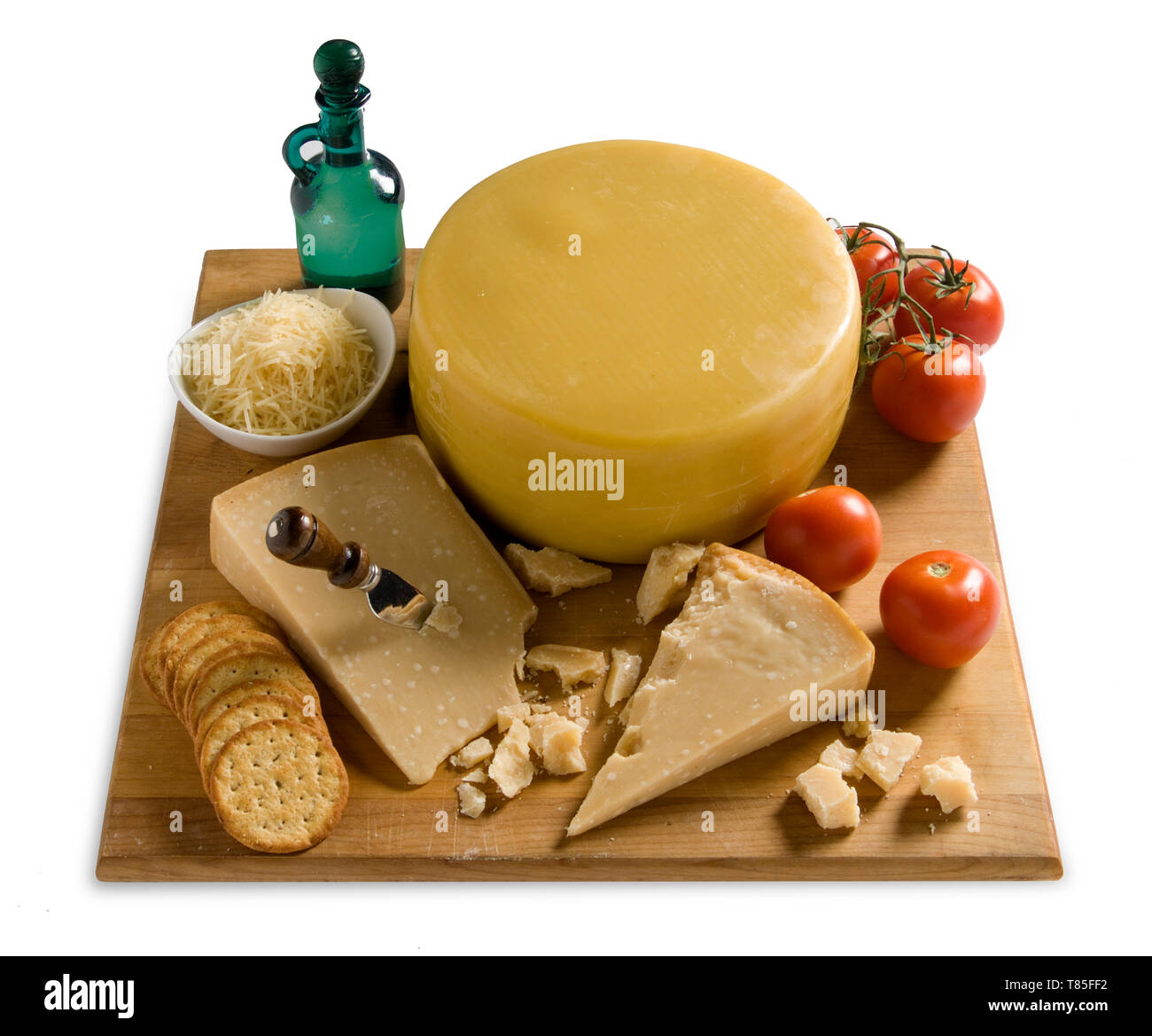 Italian Cheese board Stock Photo - Alamy