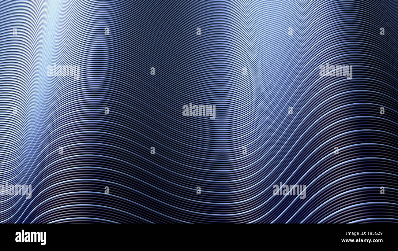 Wavy lines, abstract illustration Stock Photo - Alamy