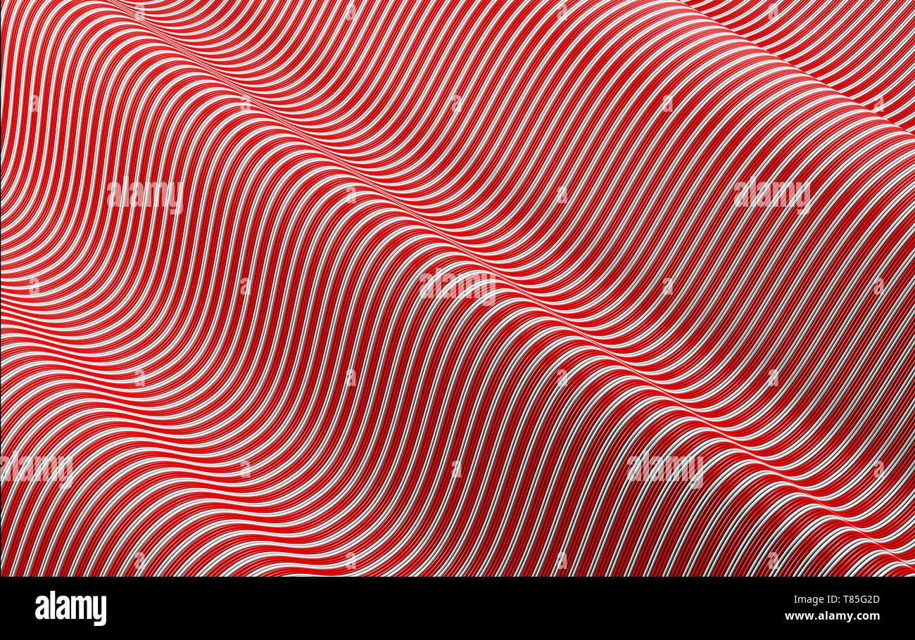 Wavy lines, abstract illustration Stock Photo - Alamy