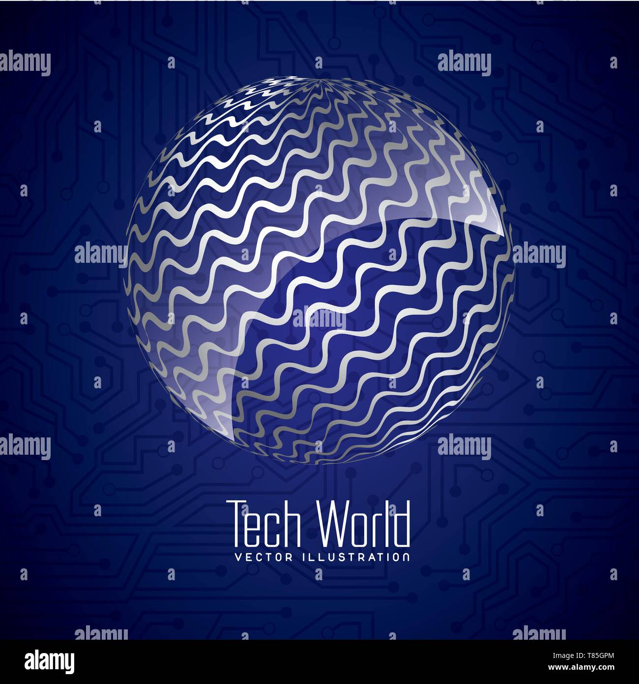 tech world design Stock Vector Image & Art - Alamy