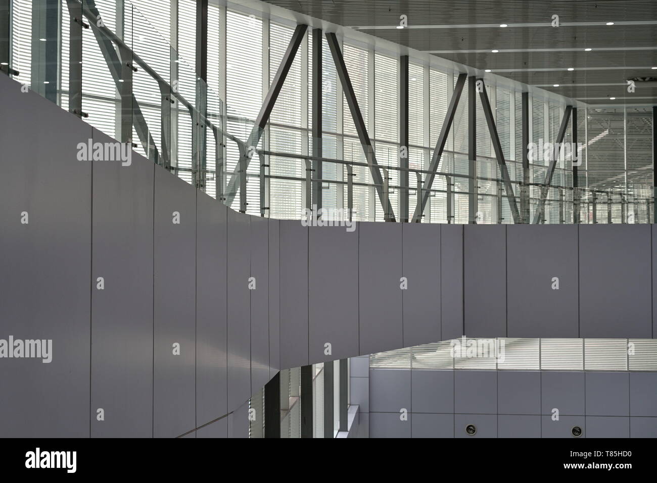 Kuala Lumpur Central station modern corridor FILE: inside modern ...