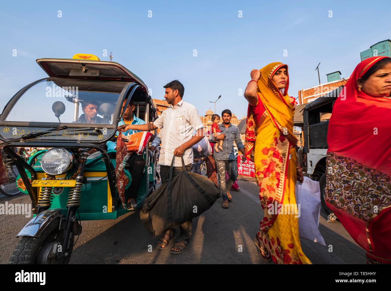 India, Rajasthan, Jaipur, Ramganj Bazar Stock Photo - Alamy