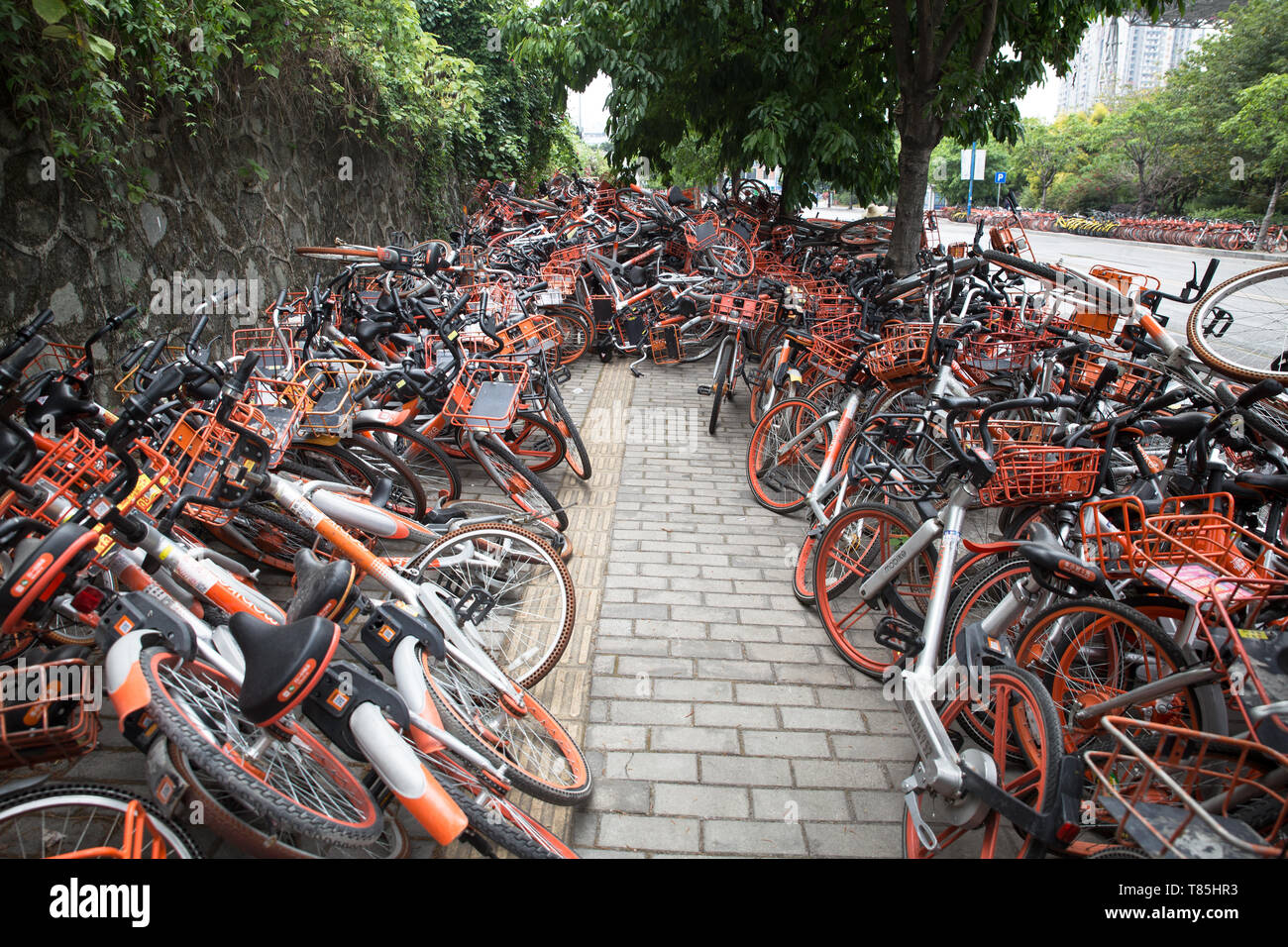 Pile Of Sharing Bikes High Resolution Stock Photography and Images - Alamy