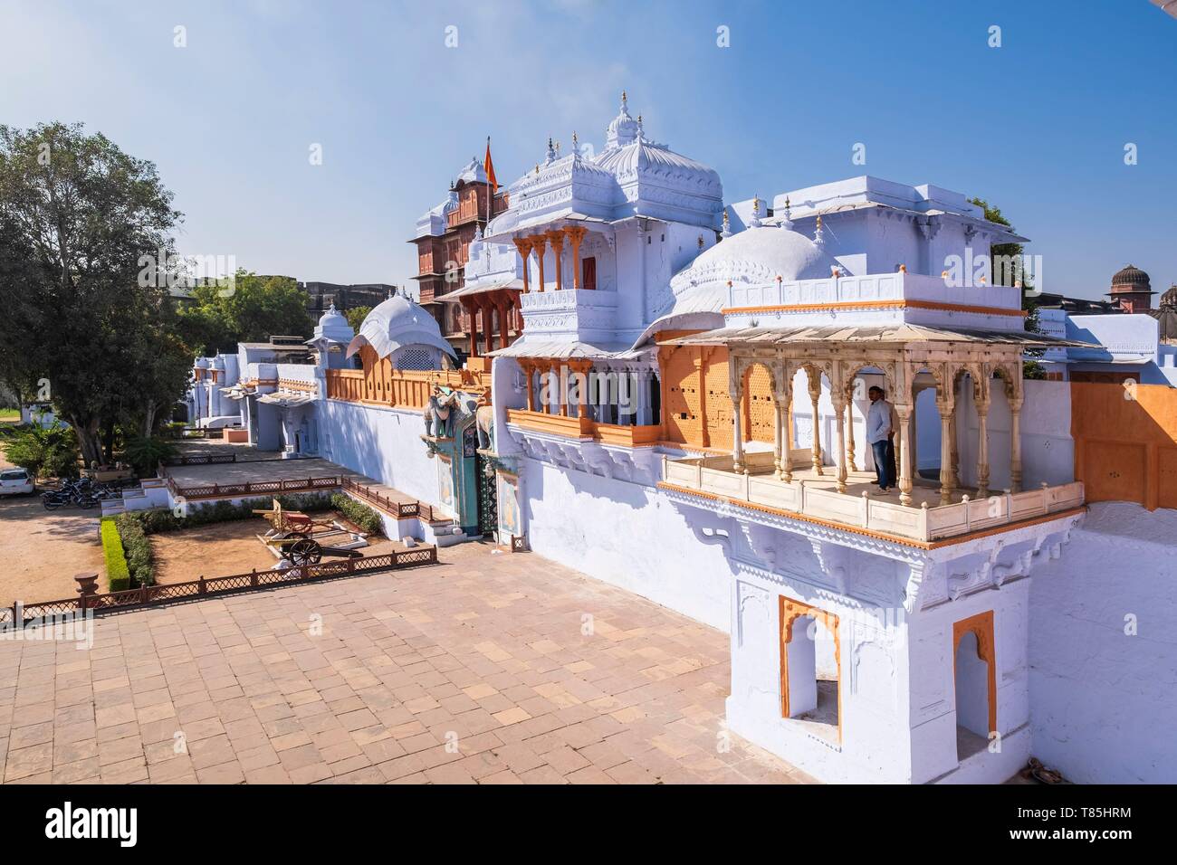 India, Rajasthan, Kota, Garh Palace, 17th century fortress, houses the ...