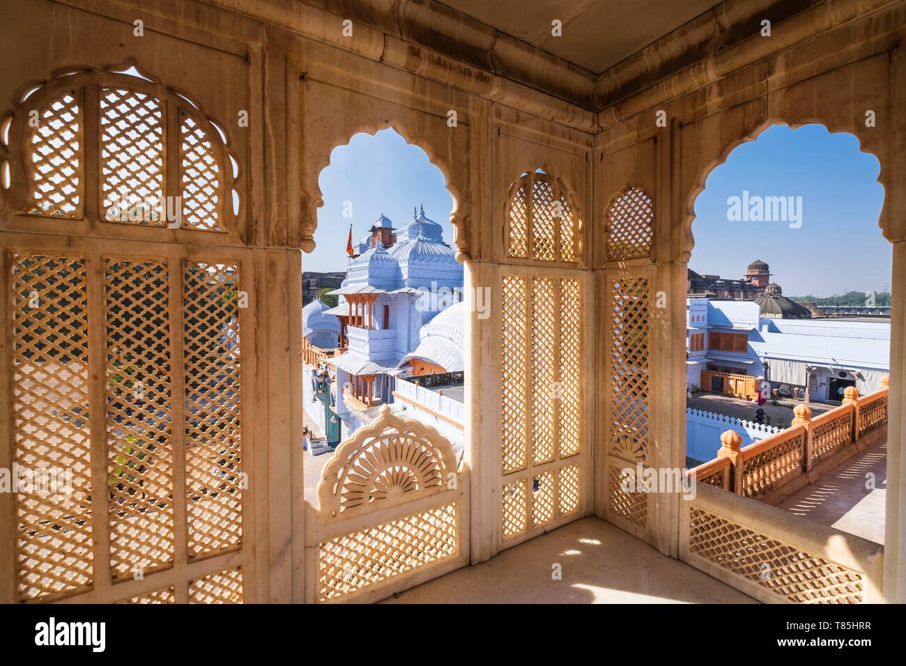 India, Rajasthan, Kota, Garh Palace, 17th century fortress, houses the ...