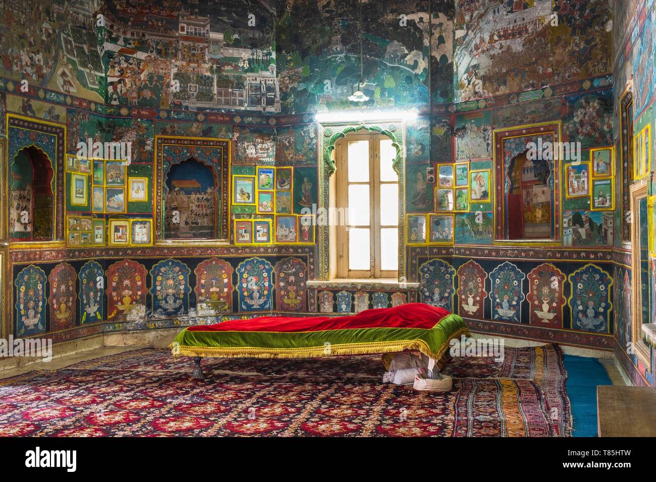 India, Rajasthan, Kota, Garh Palace, 17th century fortress, houses the ...