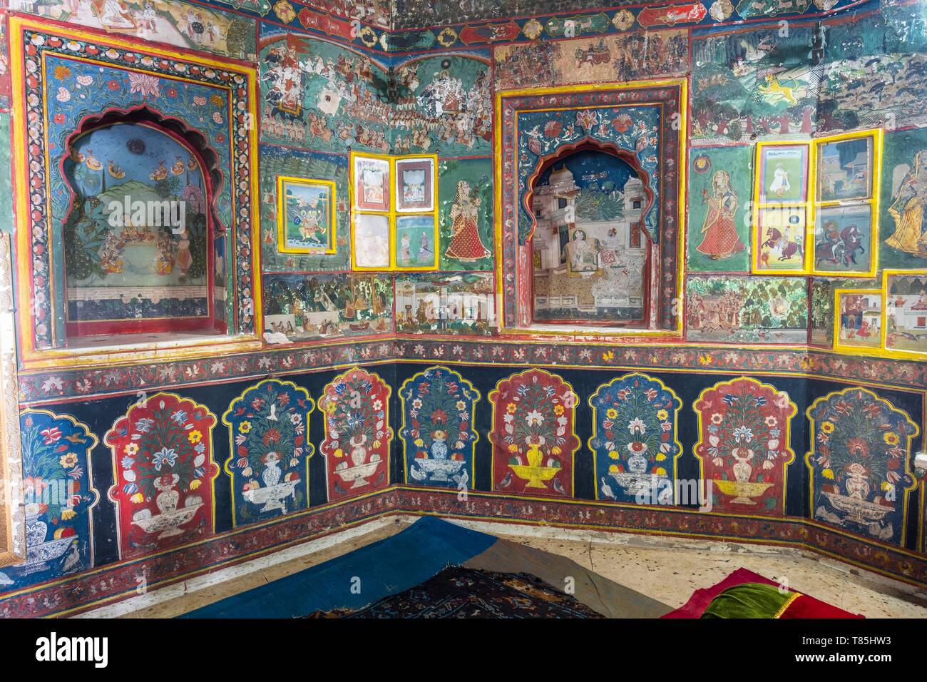 India, Rajasthan, Kota, Garh Palace, 17th century fortress, houses the ...
