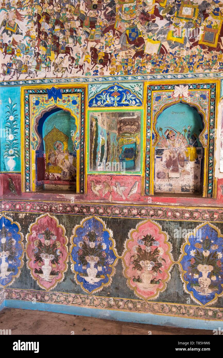 India, Rajasthan, Kota, Garh Palace, 17th century fortress, houses the ...