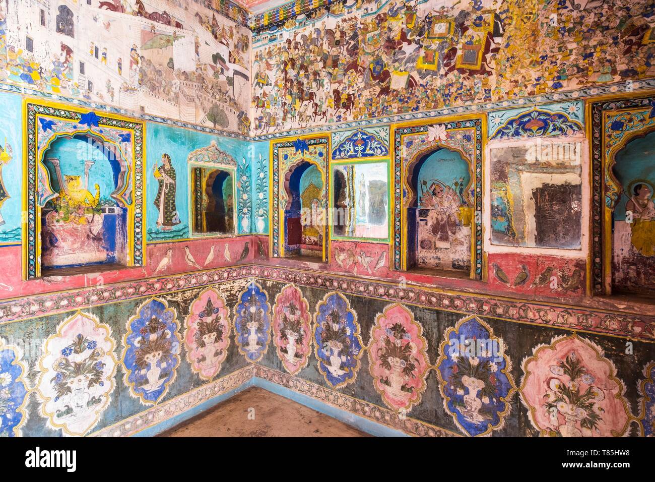 India, Rajasthan, Kota, Garh Palace, 17th century fortress, houses the ...