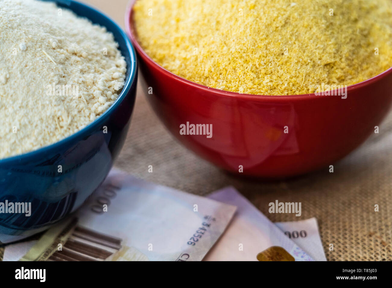 Red garri hi-res stock photography and images - Alamy