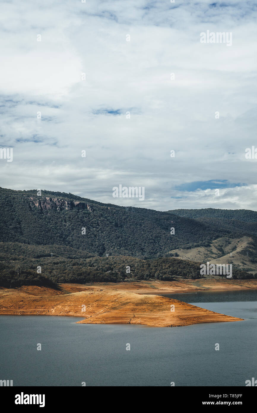 Blowering Reservoir/Dam near Tumut, Snowy Mountains, New South Wales ...