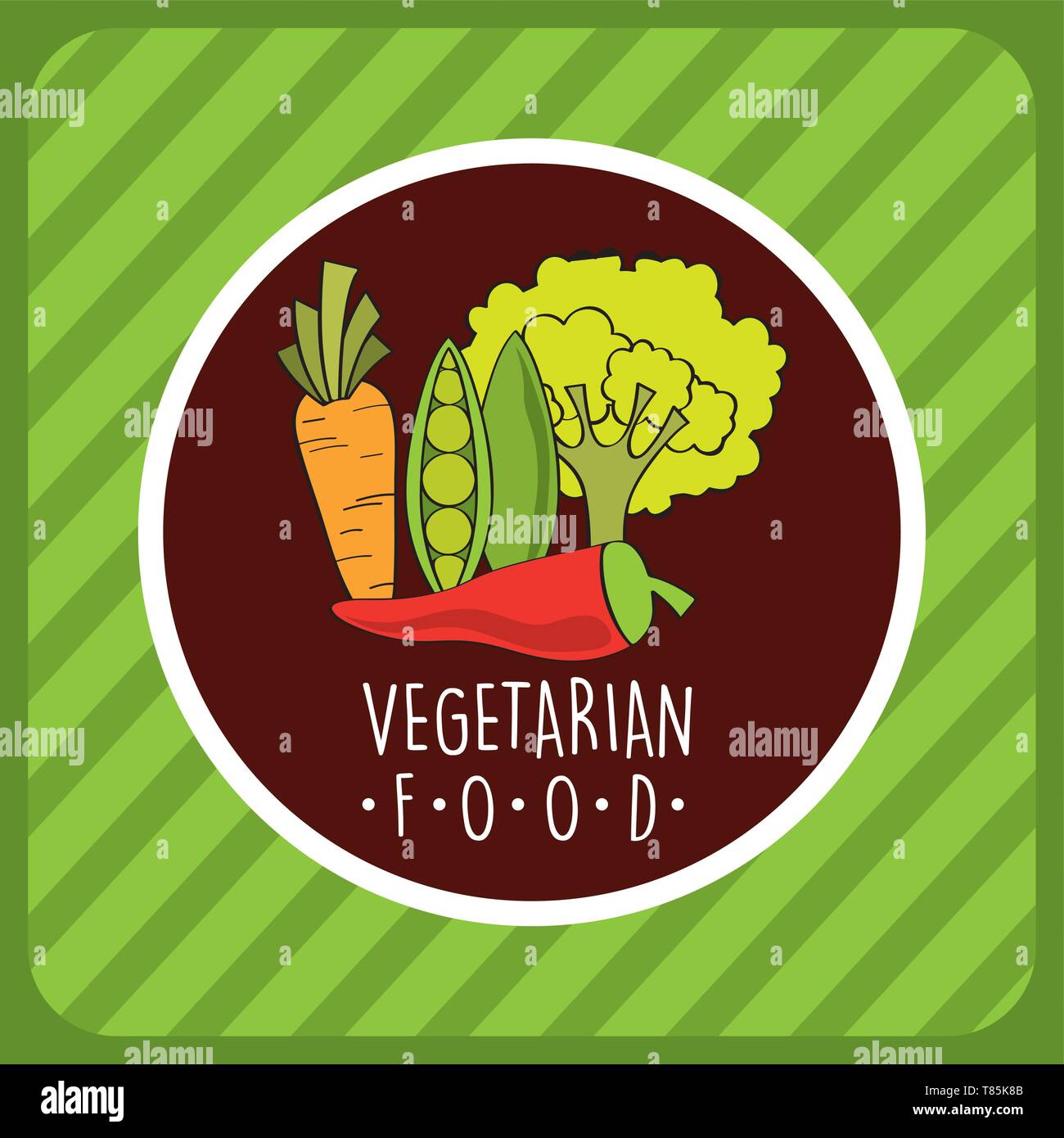 vegan food design Stock Vector Image & Art - Alamy
