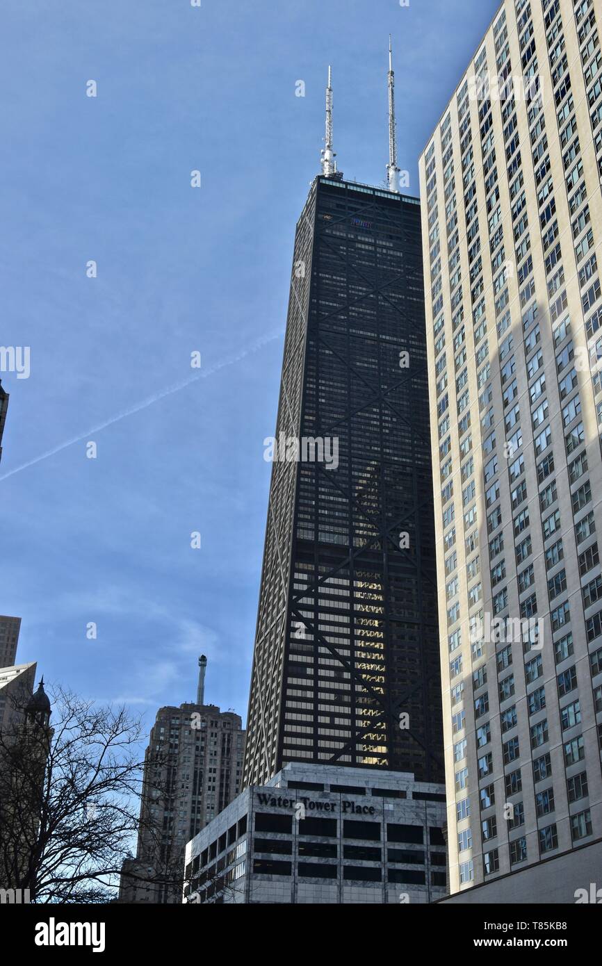 The John Hancock Center, Near North Side, Chicago, Illinois, United ...