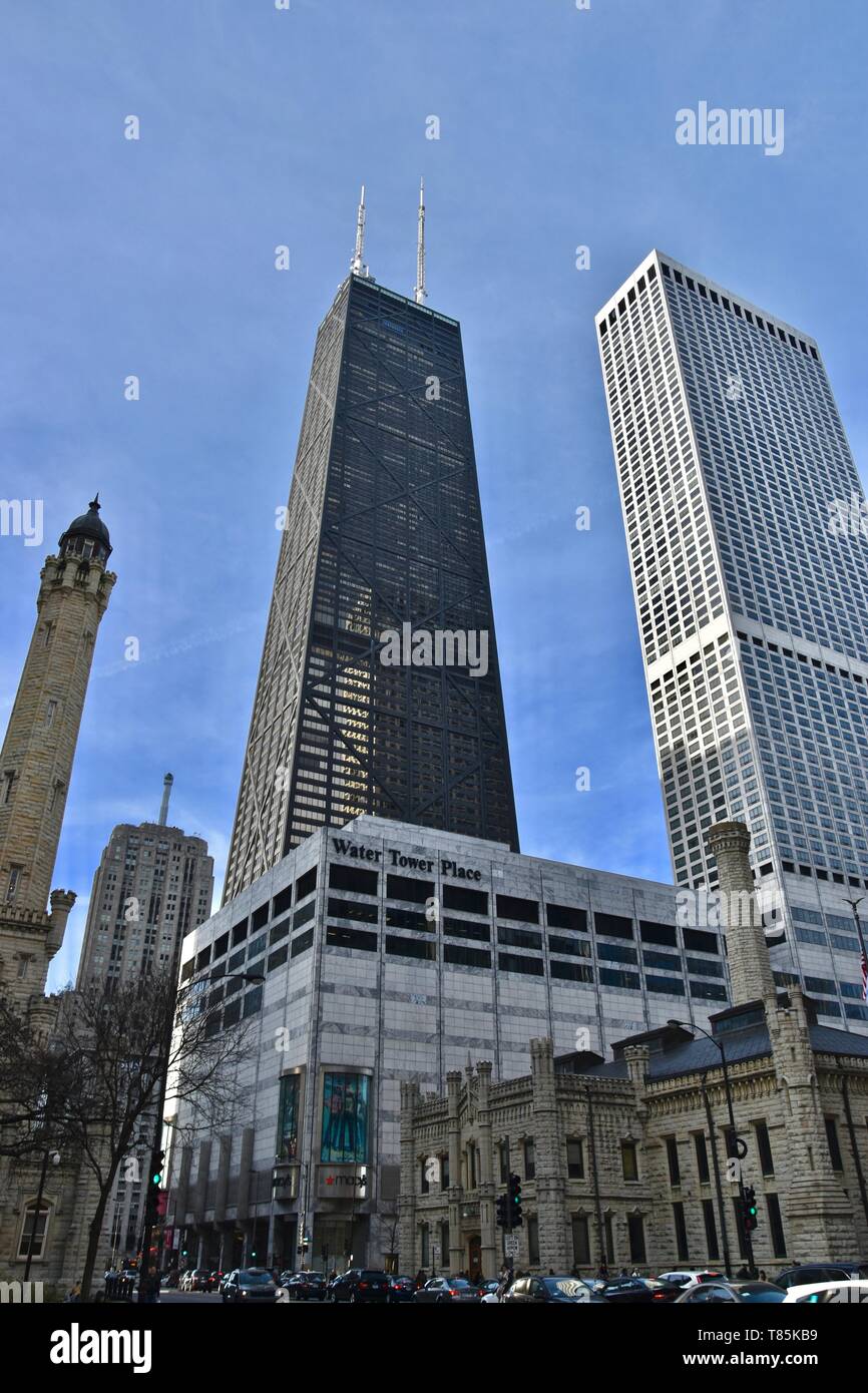 The John Hancock Center, Near North Side, Chicago, Illinois, United ...