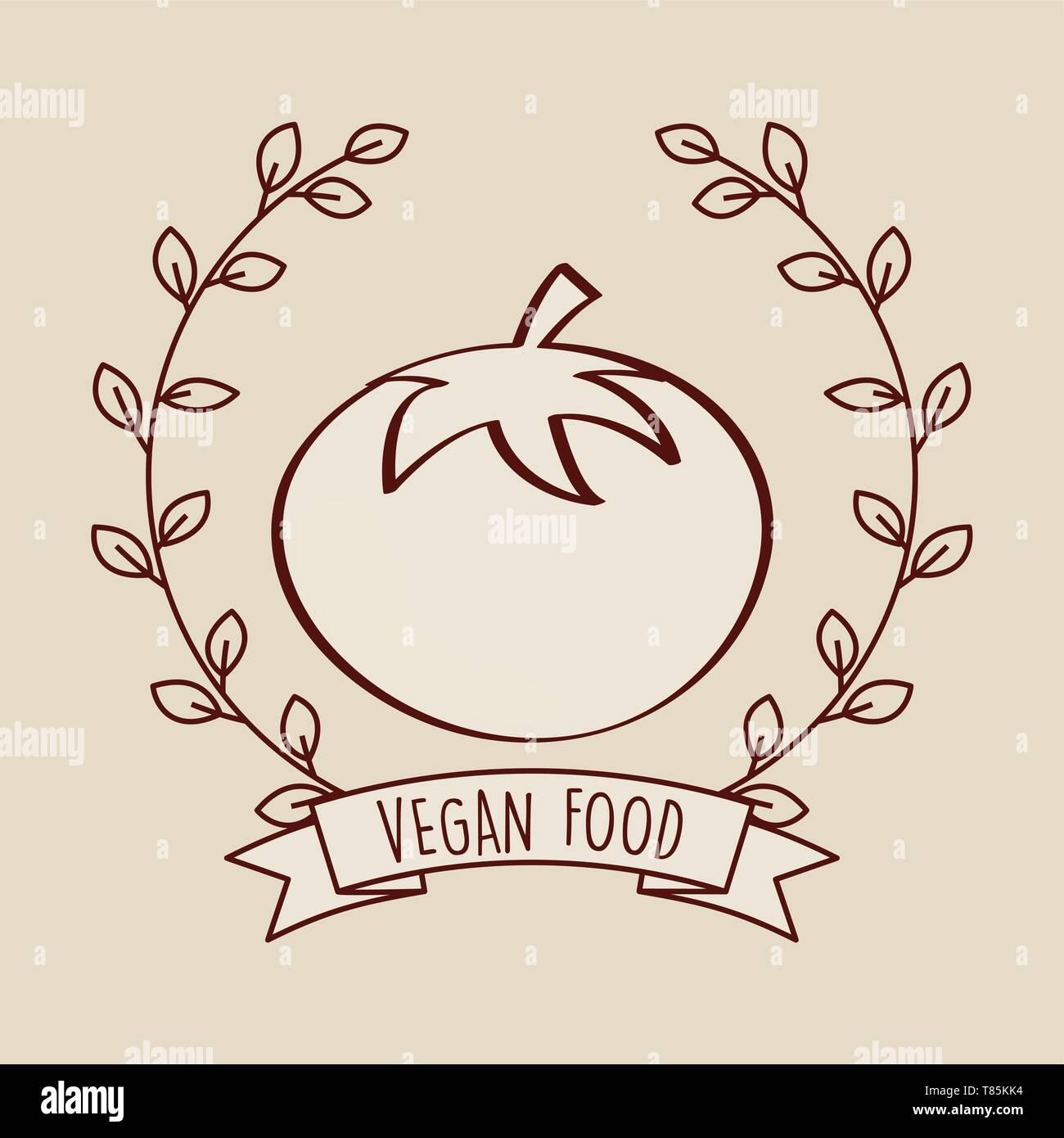 vegan food design Stock Vector Image & Art - Alamy