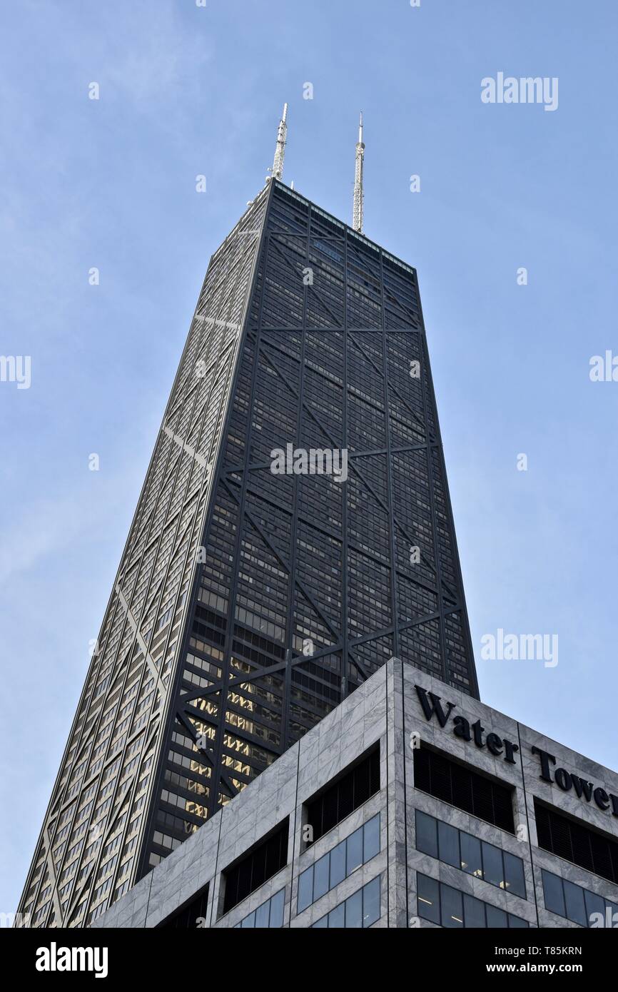 The John Hancock Center, Near North Side, Chicago, Illinois, United ...