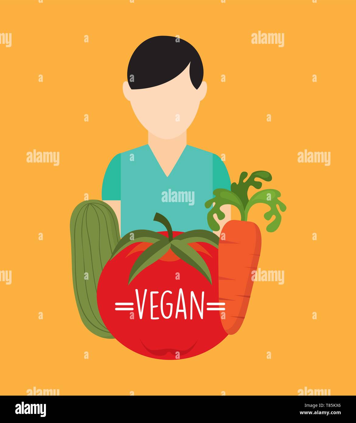 vegan food design Stock Vector Image & Art - Alamy
