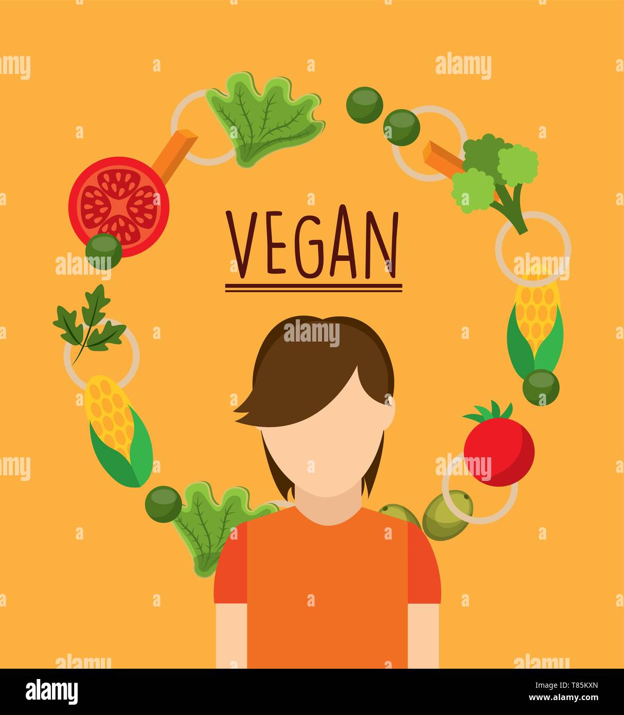 vegan food design Stock Vector Image & Art - Alamy